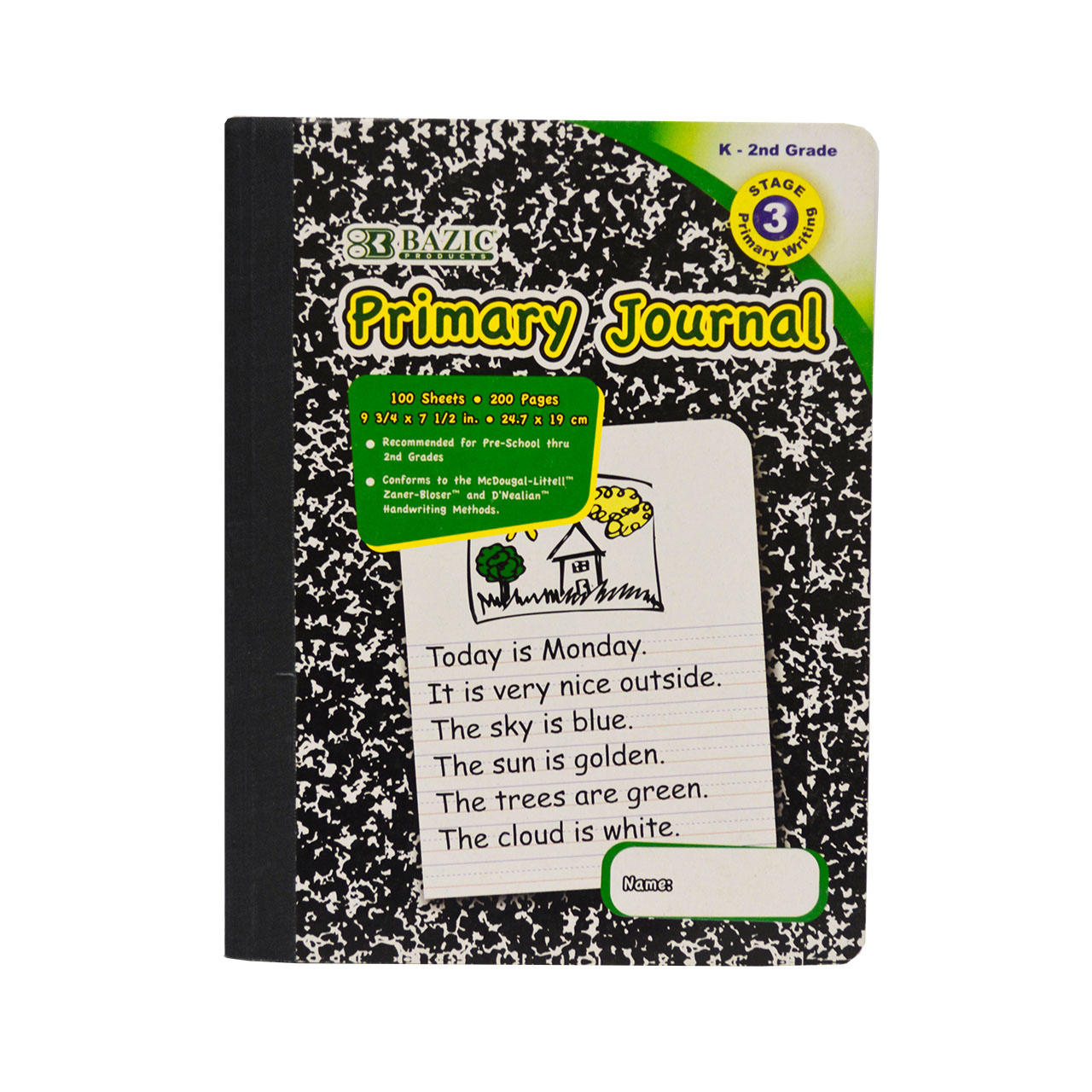 Primary Journal Composition Book 002 5053 Backpack Gear Inc